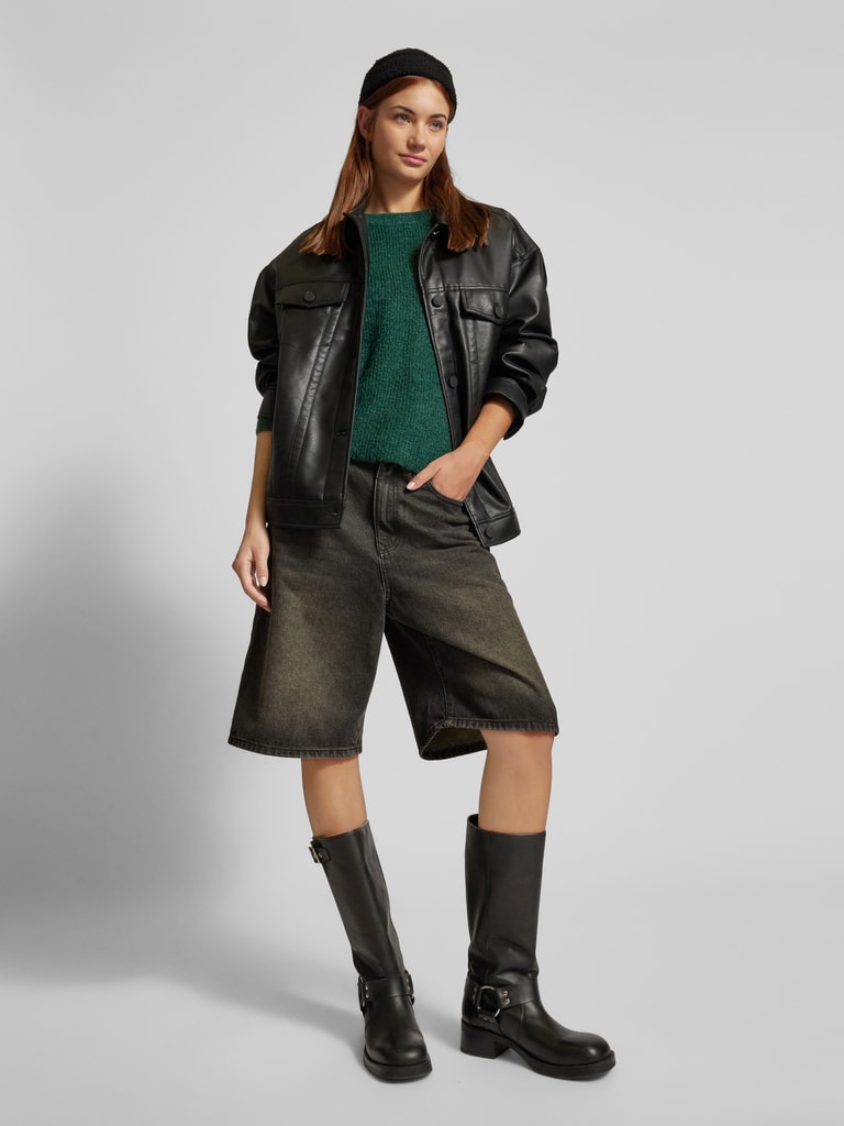 Pieces Regular Fit Strickpullover aus Rippstrick Modell 'ELLEN ...