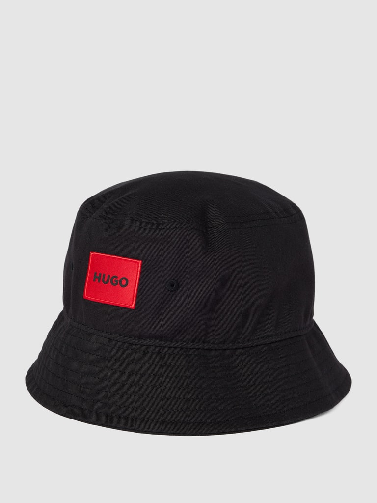 HUGO Bucket Hat mit Label-Patch (black) online kaufen