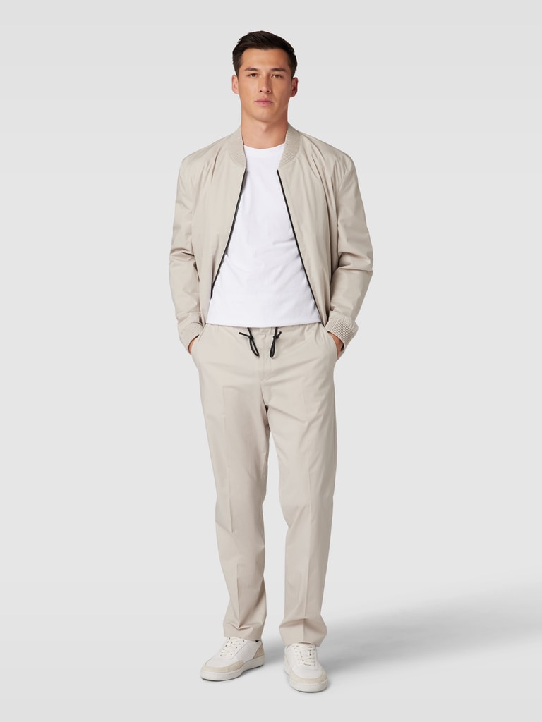 HUGO Hose mit Bügelfalten Modell 'Howie' (sand) online kaufen