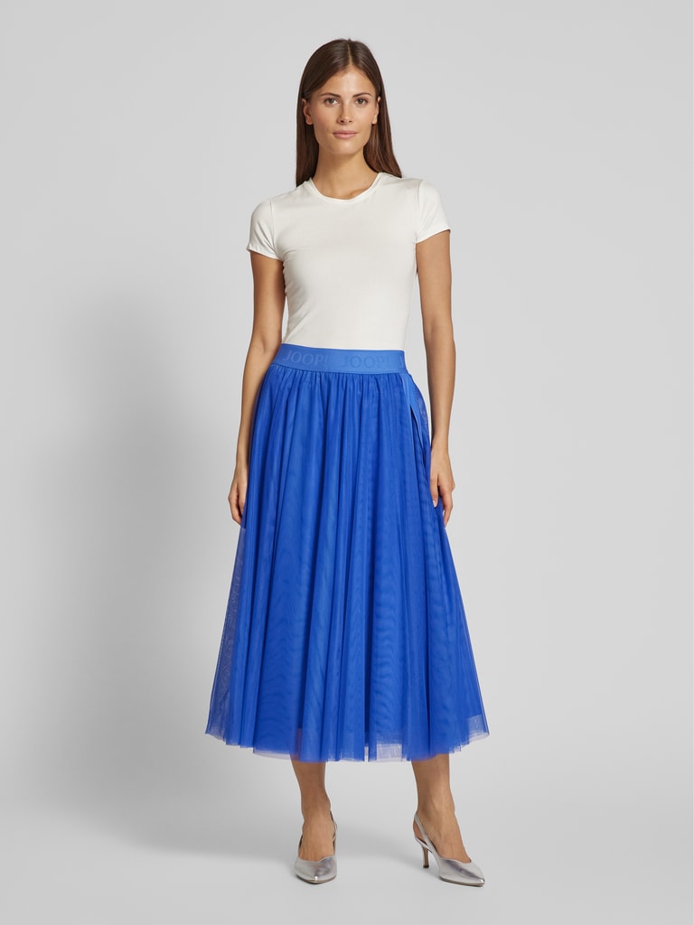 JOOP! Midirok van tule, model 'FRIDI' in hemelsblauw online kopen | P&C