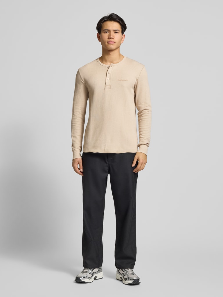 Tommy Jeans Regular Fit Langarmshirt aus reiner Baumwolle (beige ...