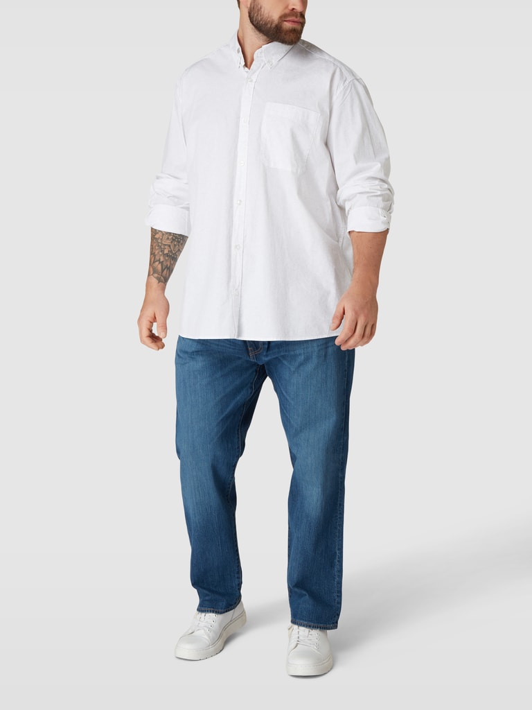 S.Oliver Plus PLUS SIZE Freizeithemd mit Allover-Muster (weiss) online ...