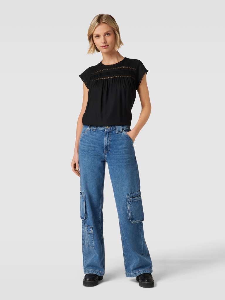 Vero Moda Blouse met structuurmotief van pure viscose, model 'DEBBIE ...