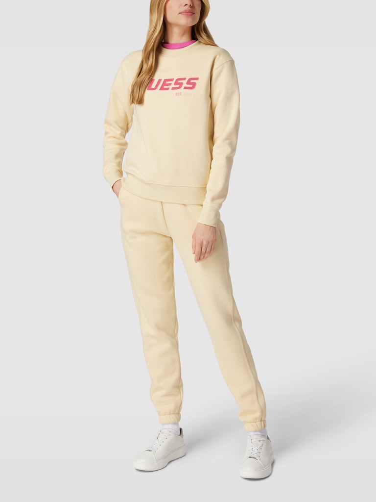 Guess Sweatpants mit elastischem Bund Modell 'ALLANIS' (pastellgelb ...
