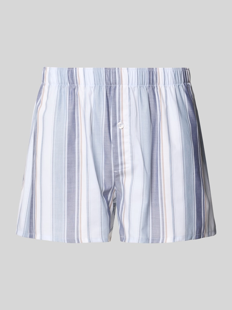 Hanro Boxershorts mit Label-Detail (hellblau) online kaufen