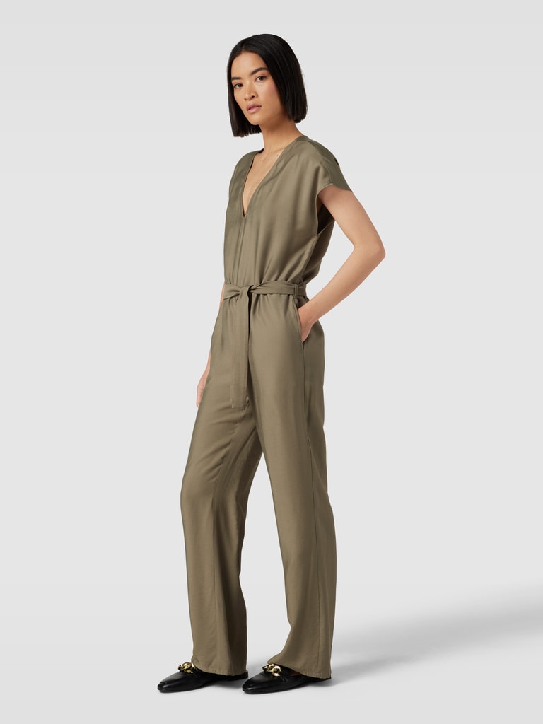 Another Label Jumpsuit mit V-Ausschnitt (oliv) online kaufen