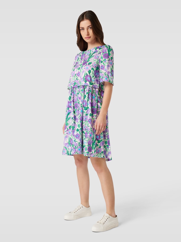 Weekend Max Mara Minikleid mit floralem Muster Modell 'RENNA' (lila ...