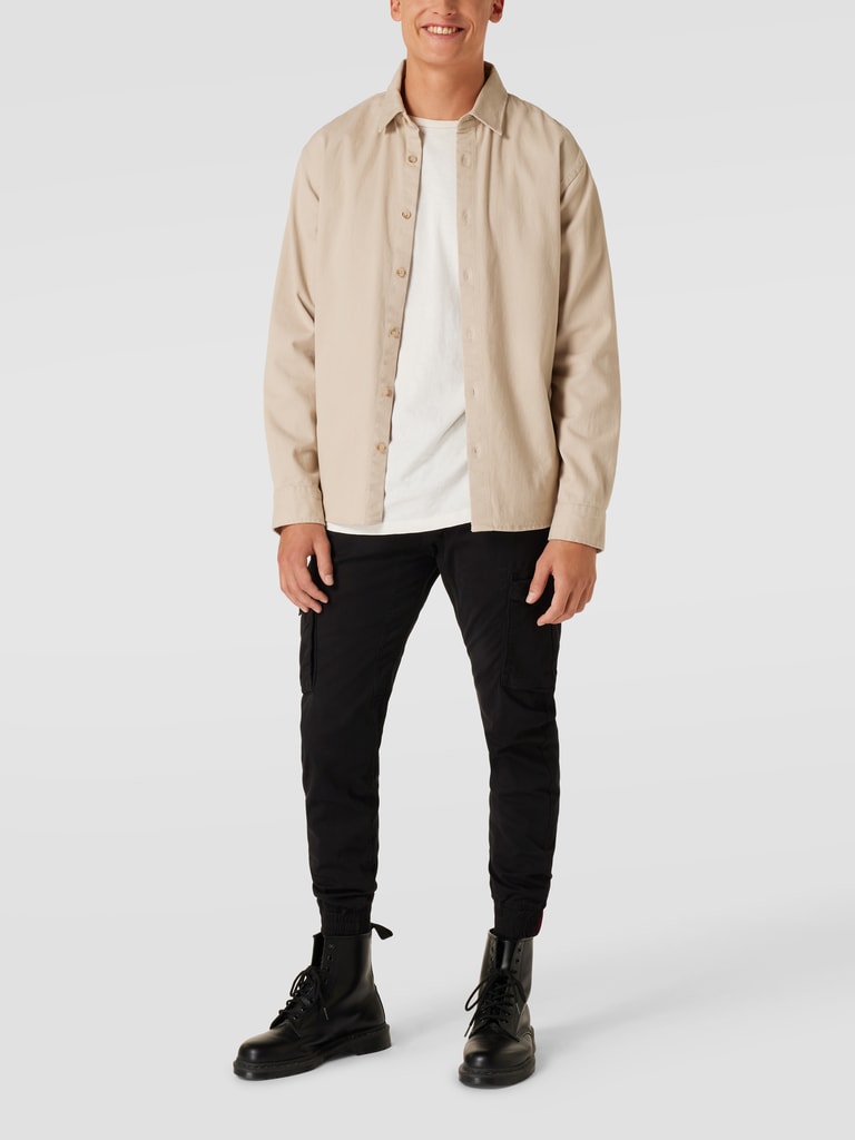 Alpha Industries Cargohose mit Label-Details Modell 'Twill' (black ...