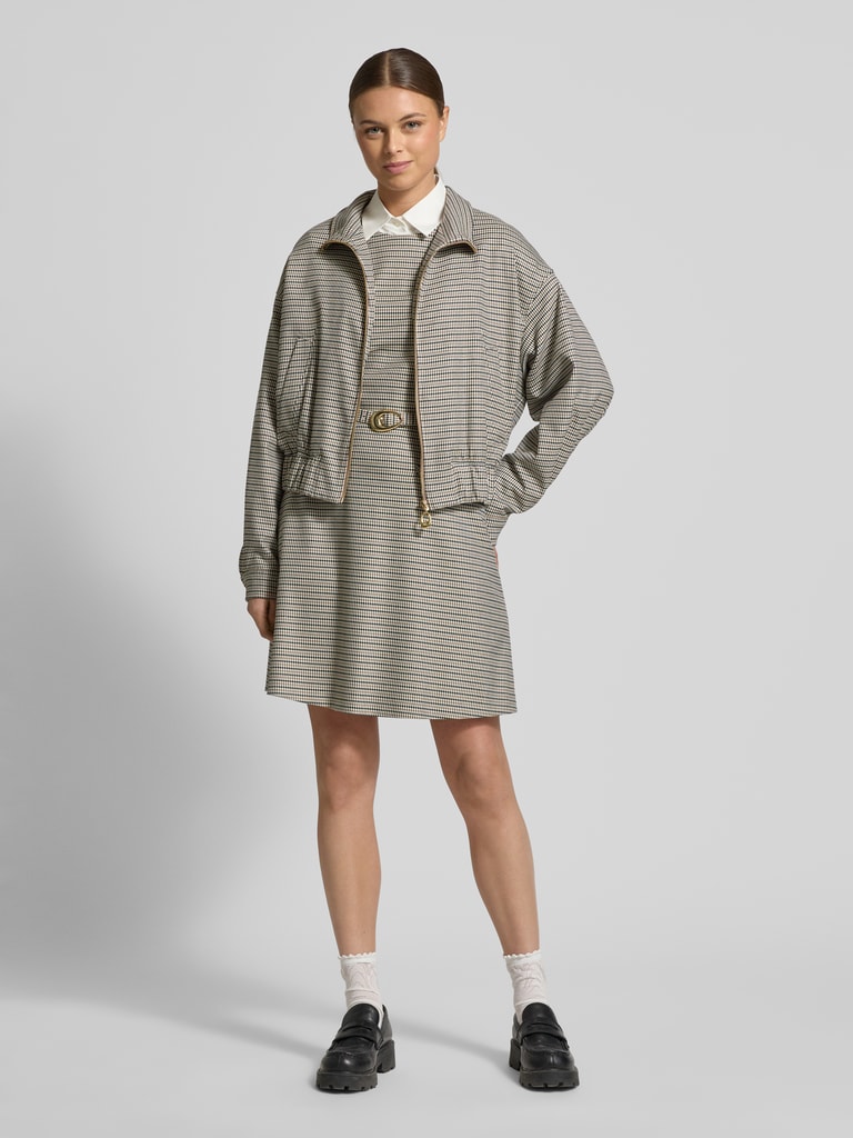 HUGO Knielanges Etuikleid mit Allover-Muster Modell 'KETALI' (beige ...