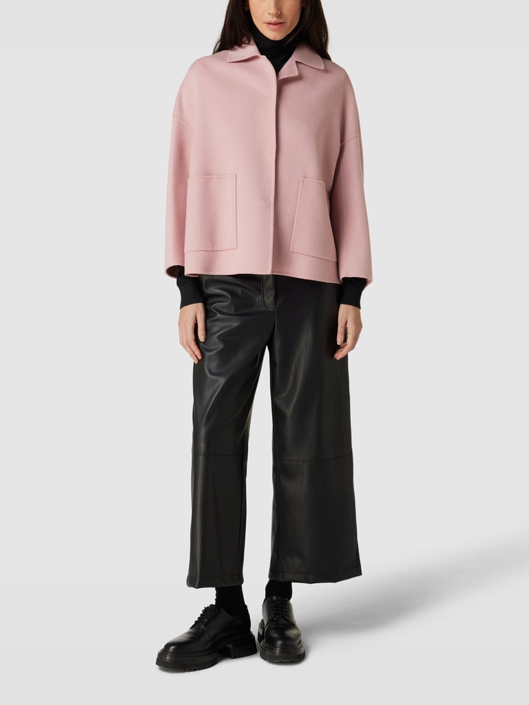 Weekend Max Mara Jack met extra brede schouders, model 'PANCA' in roze ...