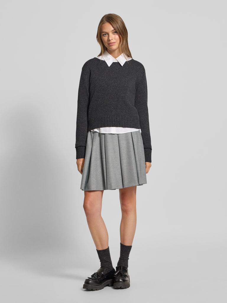 HUGO Regular Fit Mini-Rock aus Flanell MODELL 'RADINA' (hellgrau ...
