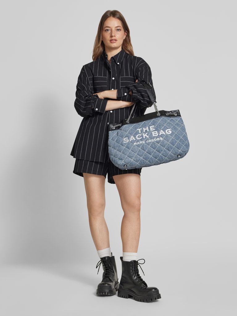 Marc Jacobs Shopper mit Logo-Print (jeansblau) online kaufen