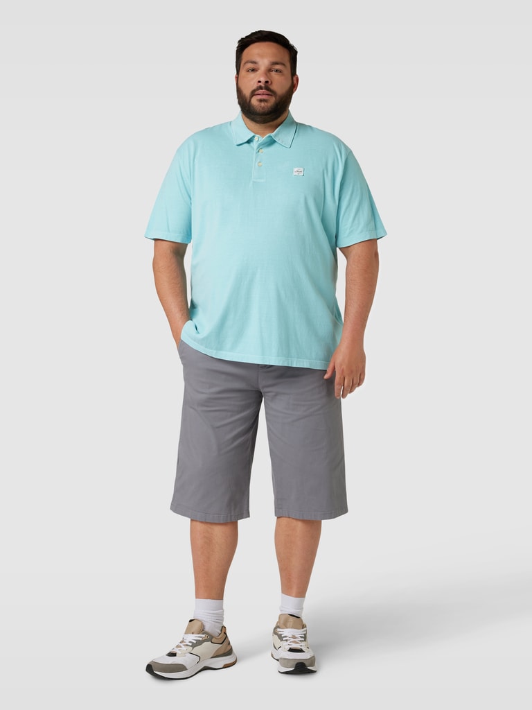 S.Oliver Plus PLUS SIZE Poloshirt mit Label-Patch (mint) online kaufen