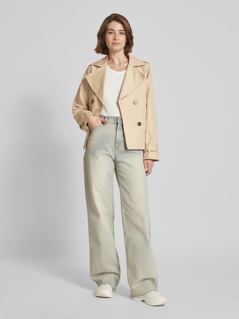 Soyaconcept Jacke mit Reverskragen Modell 'AMANDA' (beige) online kaufen