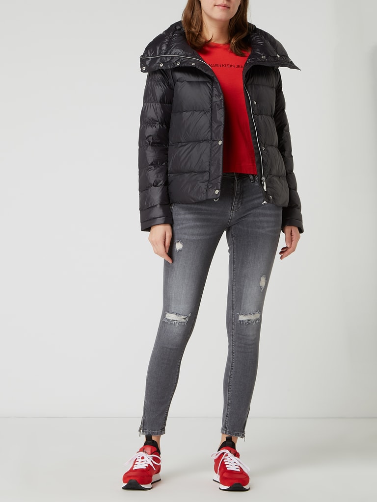 CK Calvin Klein Donsjack met capuchon in zwart online kopen | P&C