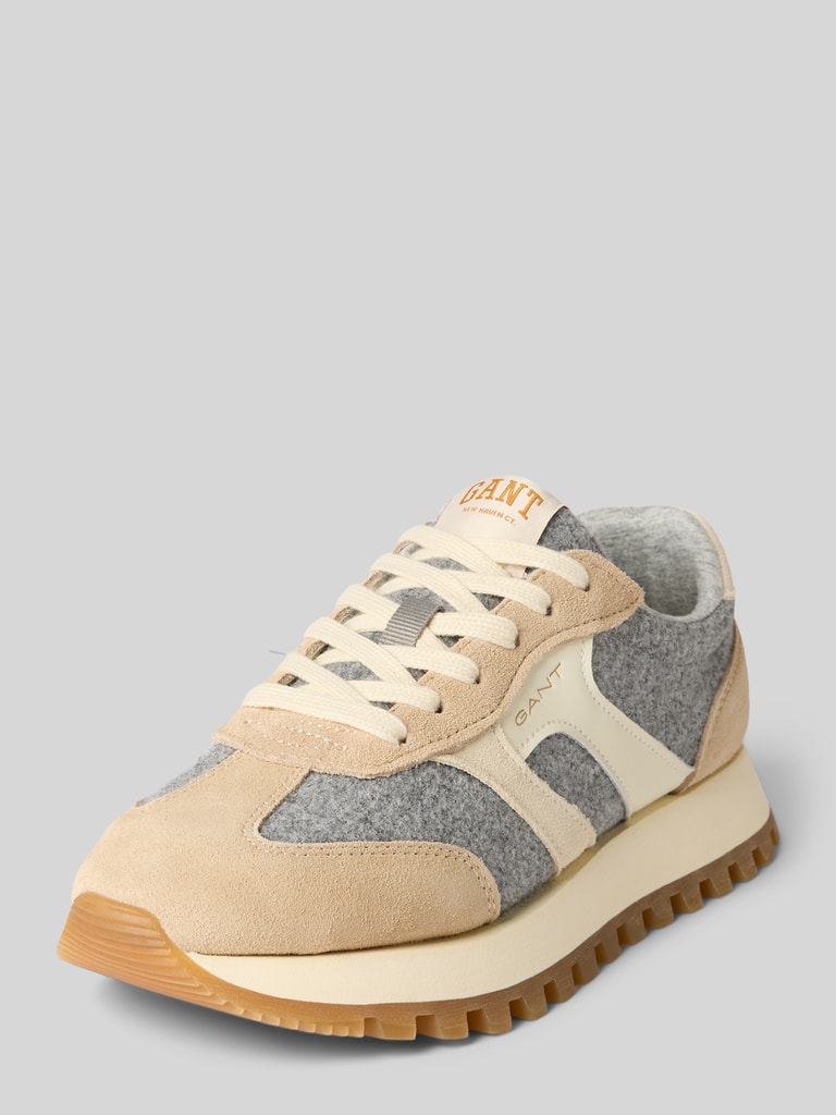 Gant Sneaker mit Label-Detail Modell 'Caffay' (sand) online kaufen