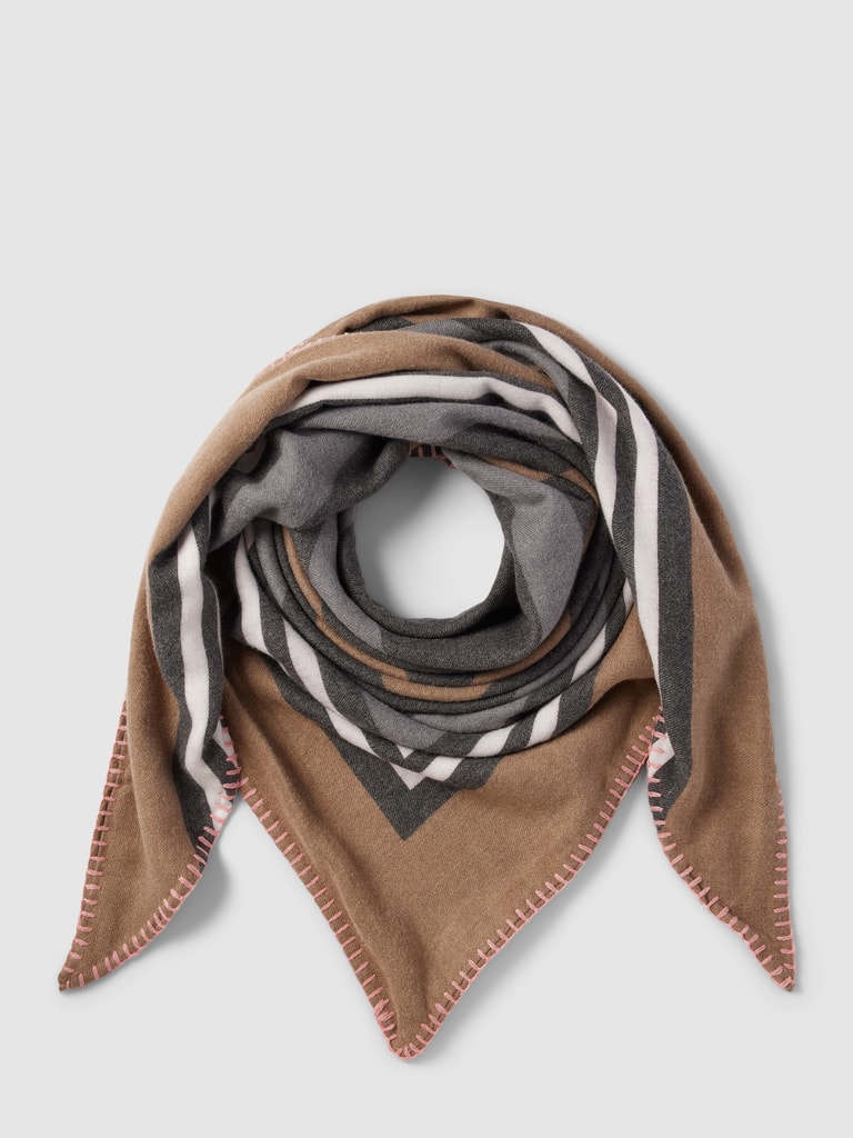 Codello Sjaal met streepmotief in chocoladebruin online kopen | P&C