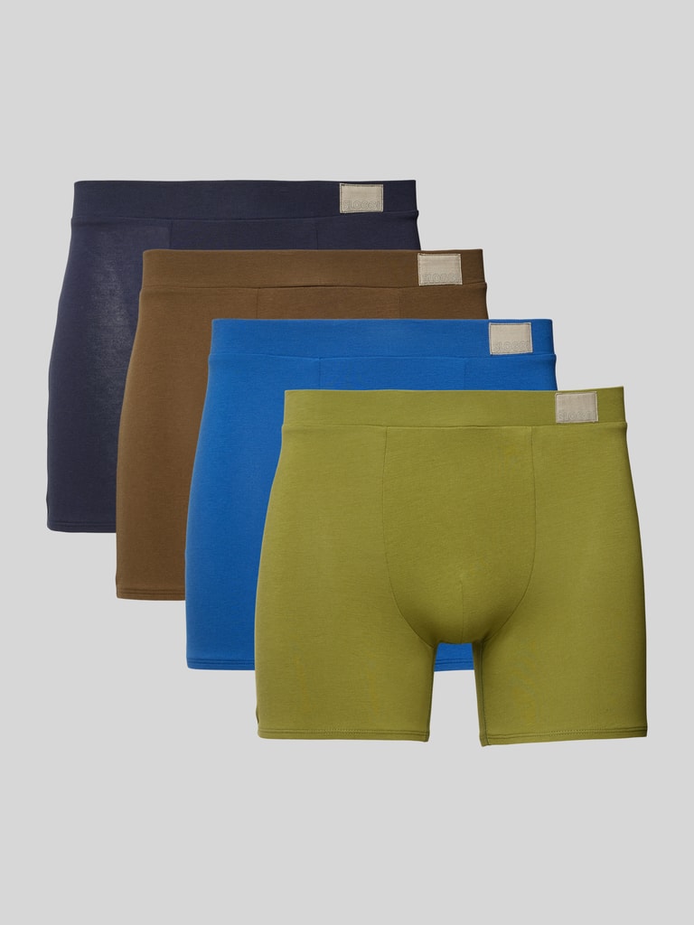 Sloggi Trunks mit Label-Patch Modell 'NATURAL' (blau) online kaufen