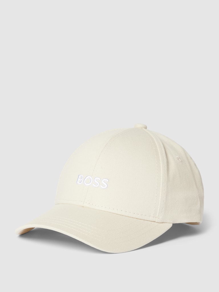 BOSS Base Cap mit Label-Stitching Modell 'Zed' (beige) online kaufen