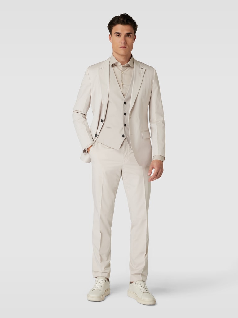 HUGO Pak met 2-knoops colbert, model 'Henry/Getlin' in beige online ...