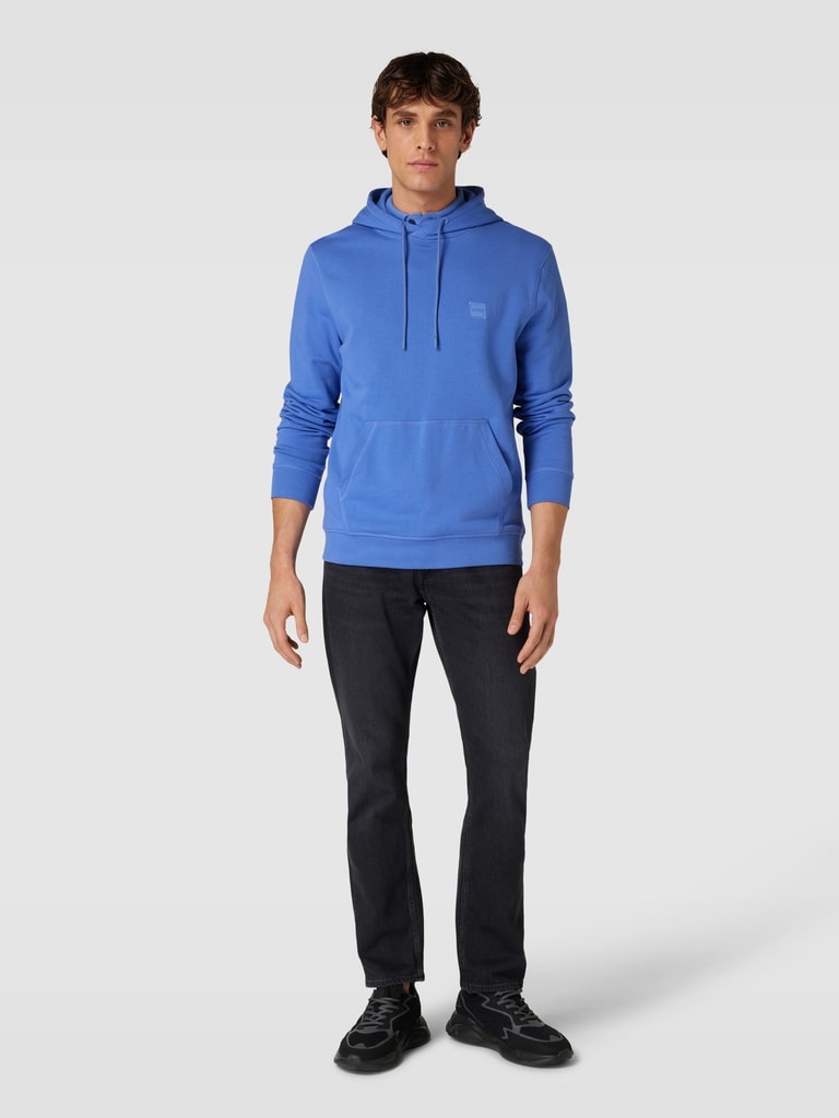 Kup online BOSS Orange Sweter z kapturem i detalem z logo model ‘Wetalk ...