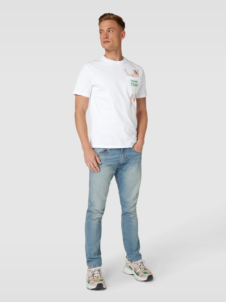 MC2 Saint Barth T-Shirt mit Motiv-Print Modell 'AUSTIN' (weiss) online ...