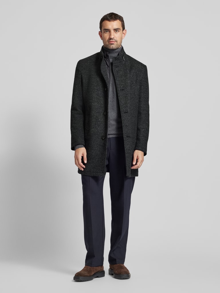 bugatti Mantel mit Stehkragen (black) online kaufen
