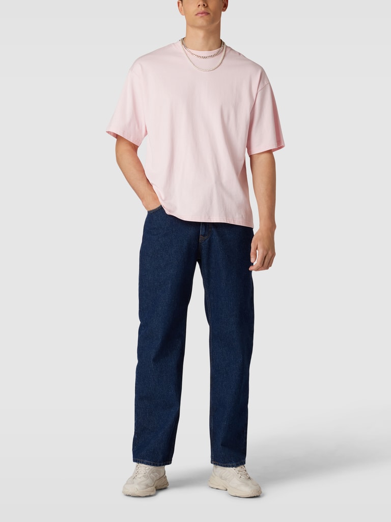 REVIEW Jeans mit Label-Details (dunkelblau) online kaufen