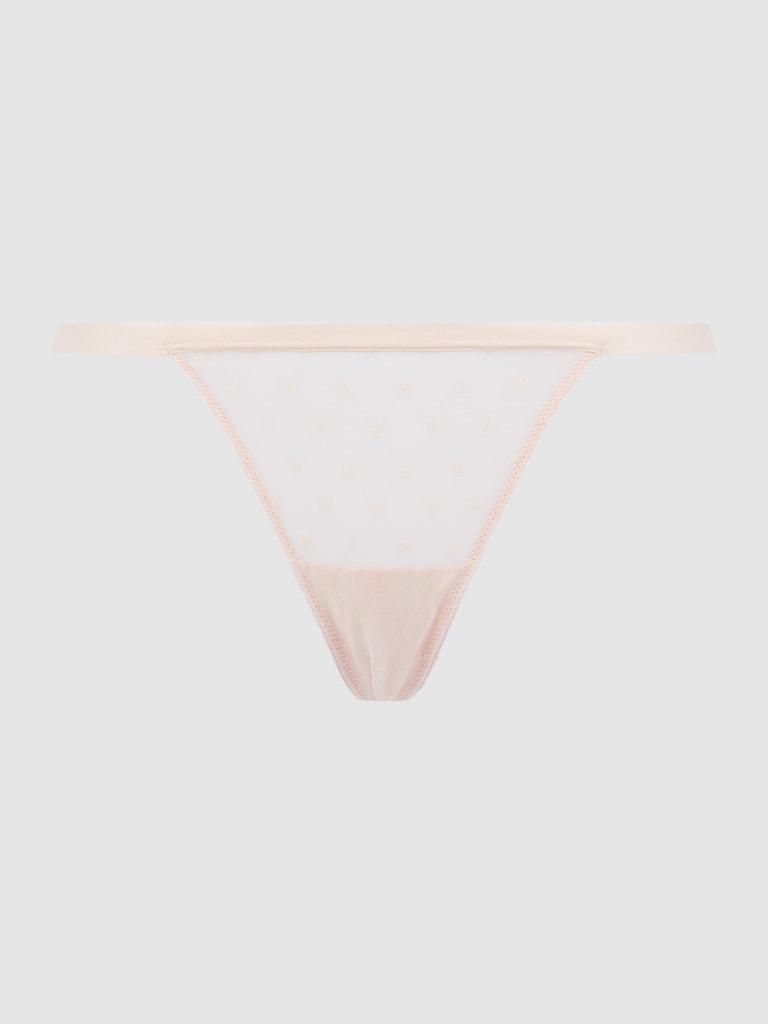 DKNY String aus Mesh (hellrosa) online kaufen