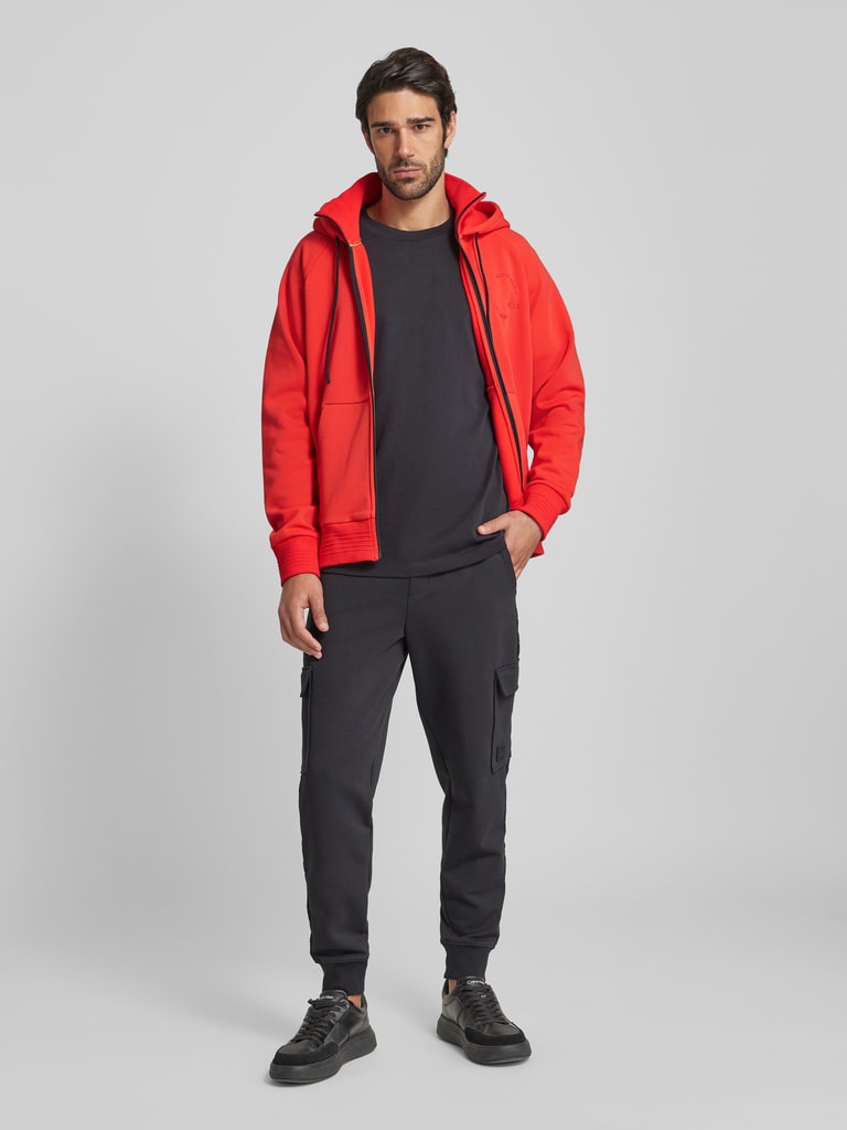 BOSS Green Sweatjacke mit Label-Print Modell 'Snuggel' (kirsche) online ...