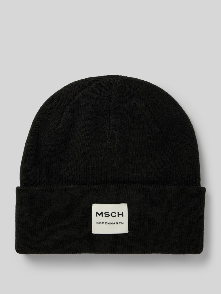 MSCH Copenhagen Beanie mit Label-Patch Modell 'Mojo' (black) online kaufen