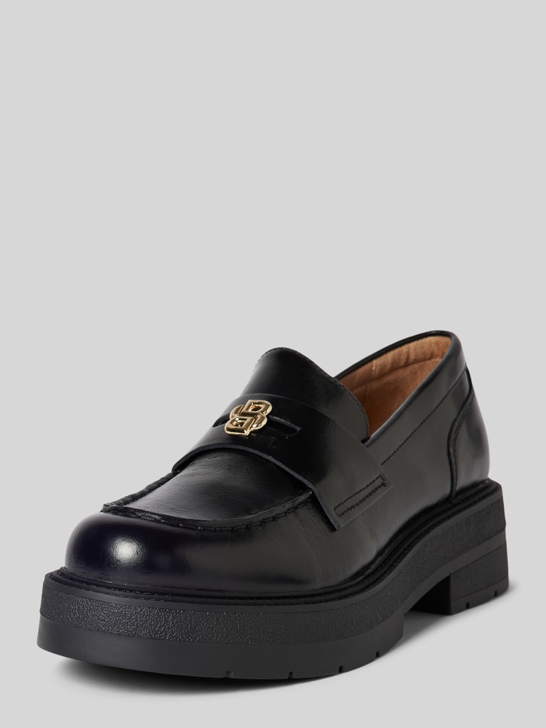 BOSS Penny Loafer aus Leder mit Schaftbrücke Modell 'Rebby' (black ...