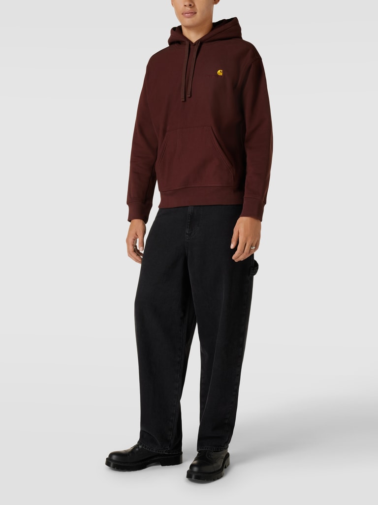 Carhartt Work In Progress Hoodie mit Label-Stitching Modell 'AMERICAN ...