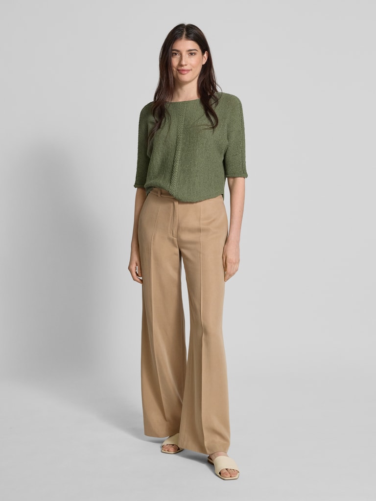 Oui Strickpullover mit 1/2-Arm (khaki) online kaufen