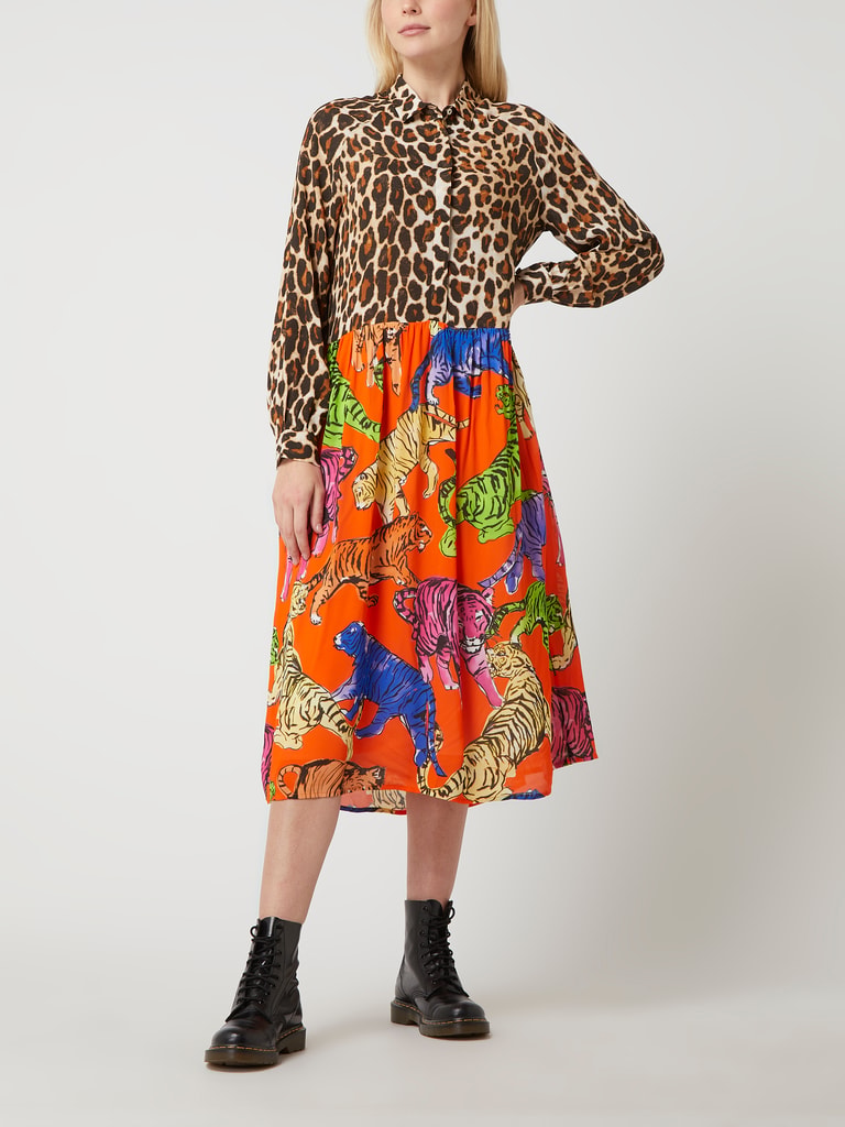 Risy & Jerfs Kleid aus Viskose (orange) online kaufen