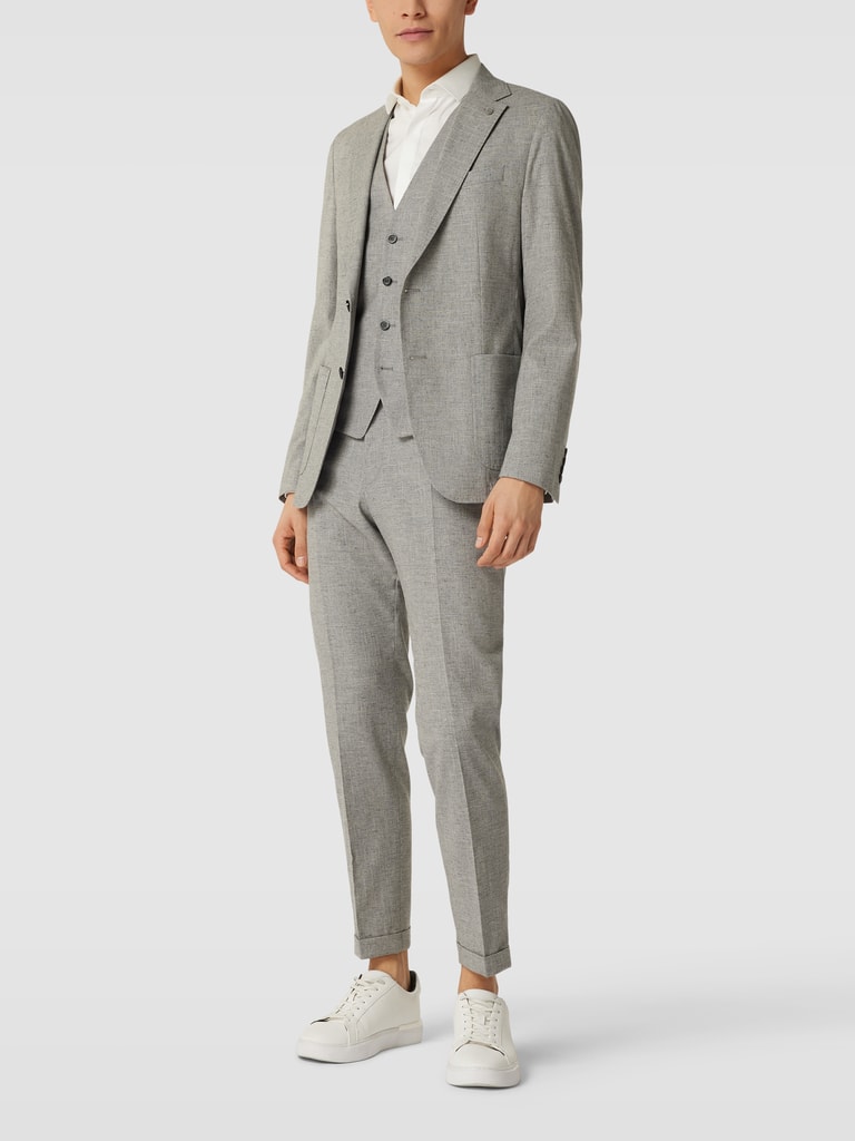 Kup online Strellson Spodnie materiałowe w kant model ‘Luc’ (jasnoszary)