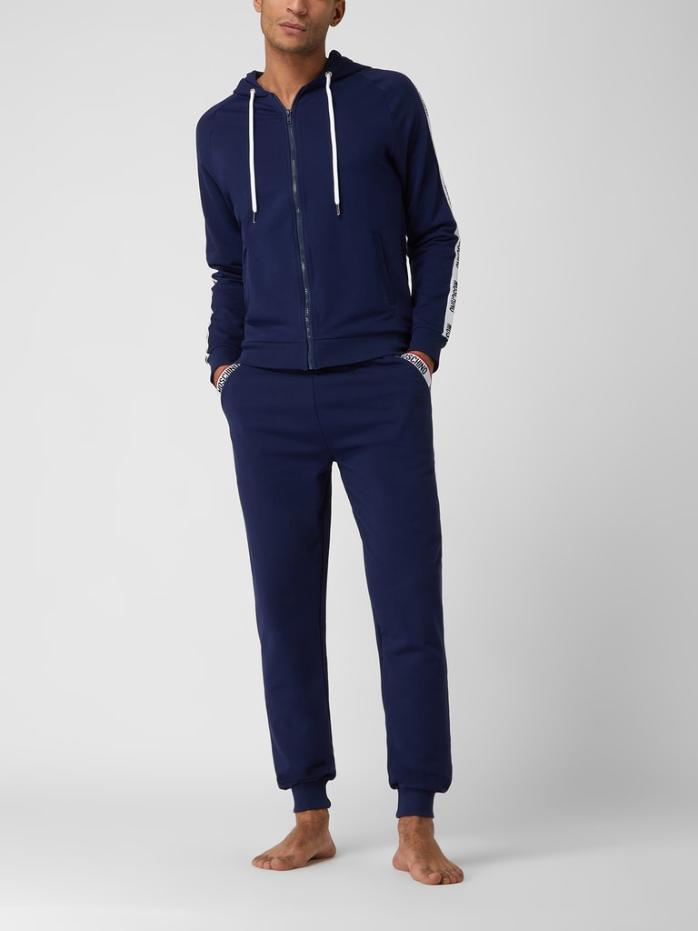 Moschino Swim + Underwear Sweathose mit Logo-Bund (marine) online kaufen