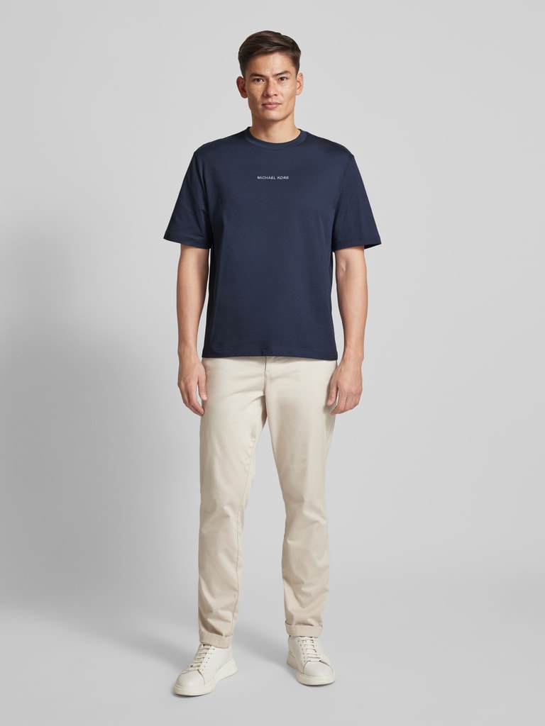 Michael Kors T-Shirt mit Label-Stitching Modell 'VICTORY' (marine ...