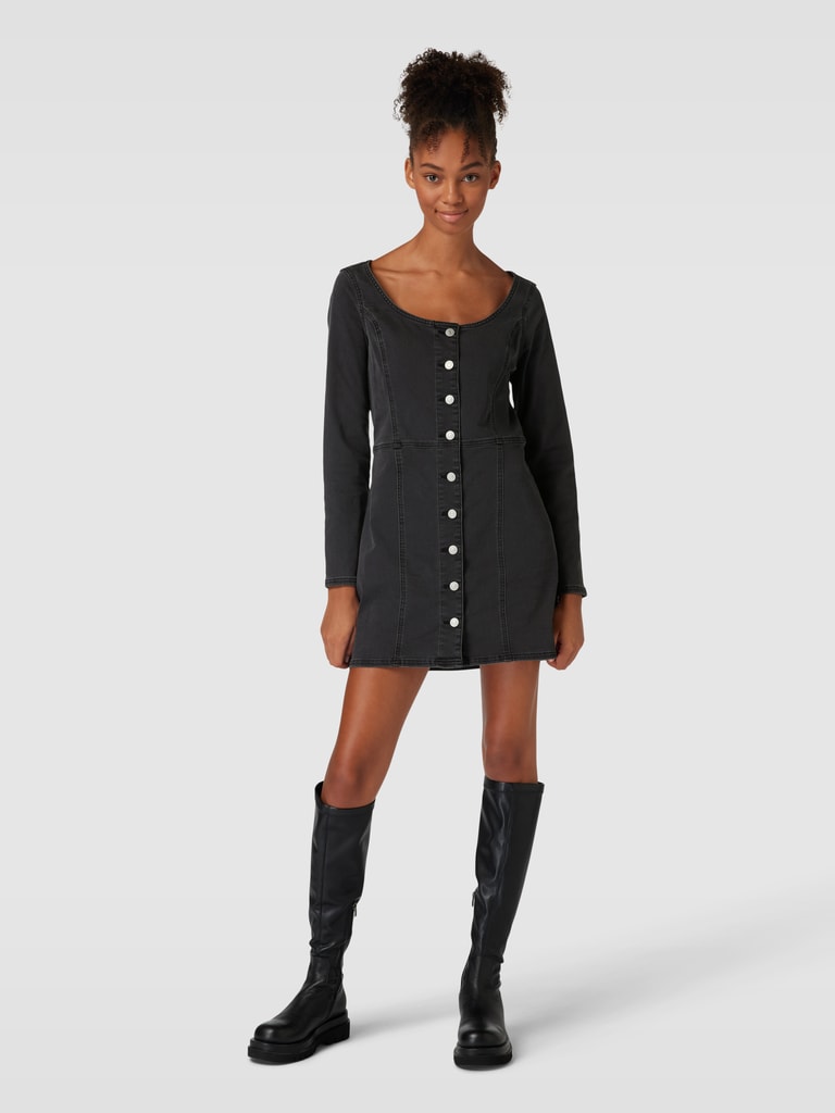 Levi's® Jeanskleid mit Knopfleiste Modell 'VEDA' (black) online kaufen