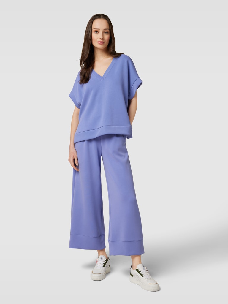 Rich & Royal Hose mit Bundfalten (lila) online kaufen