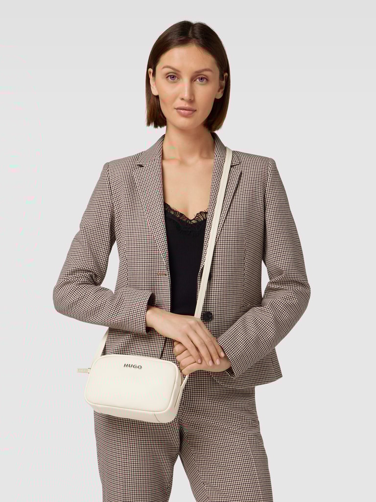 Kup online HUGO Torba na długim pasku z detalem z logo model ‘Chris’ (écru)
