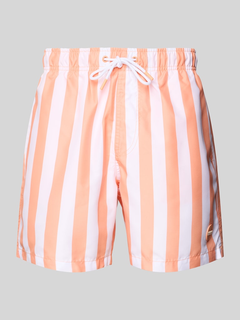 Shiwi Regular Fit Badehose mit Label-Patch (orange) online kaufen