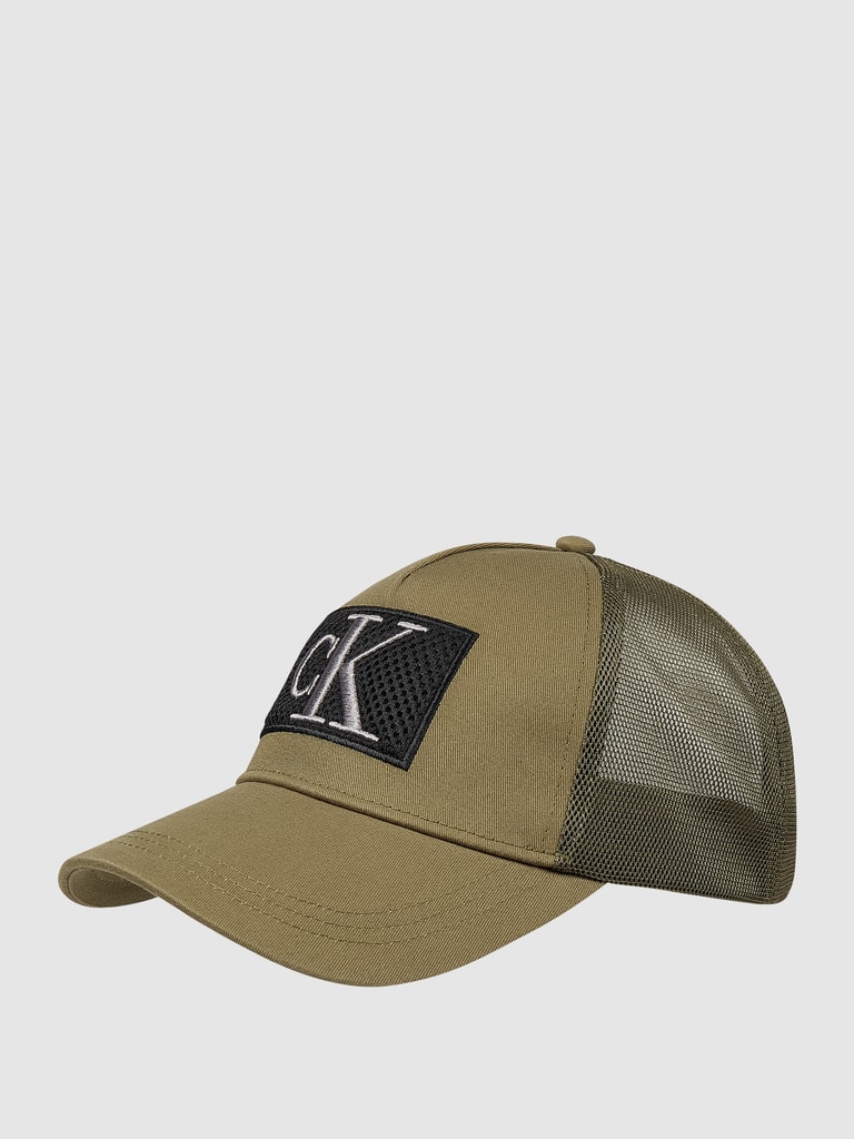 Calvin Klein Jeans Cap mit Label-Patch (oliv) online kaufen