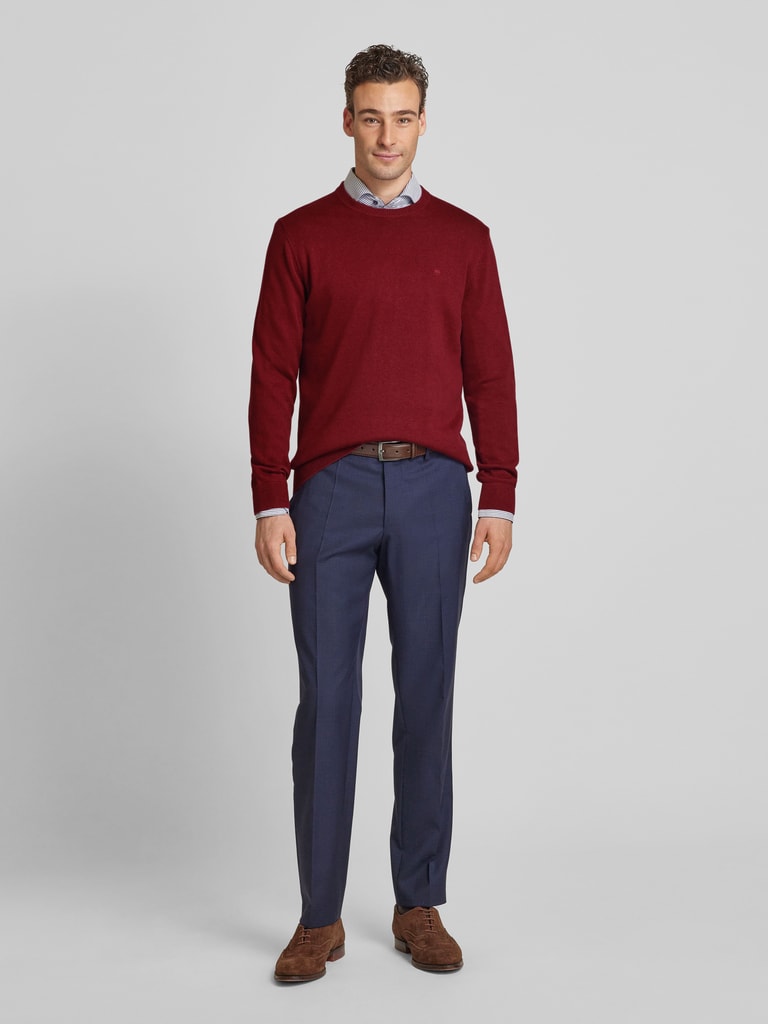 Christian Berg Men Strickpullover mit Woll-Anteil und ...