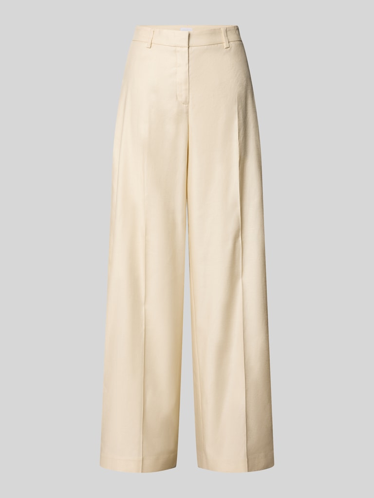 Jake*s Cocktail wide fit stoffen broek van linnenmix in kit online ...