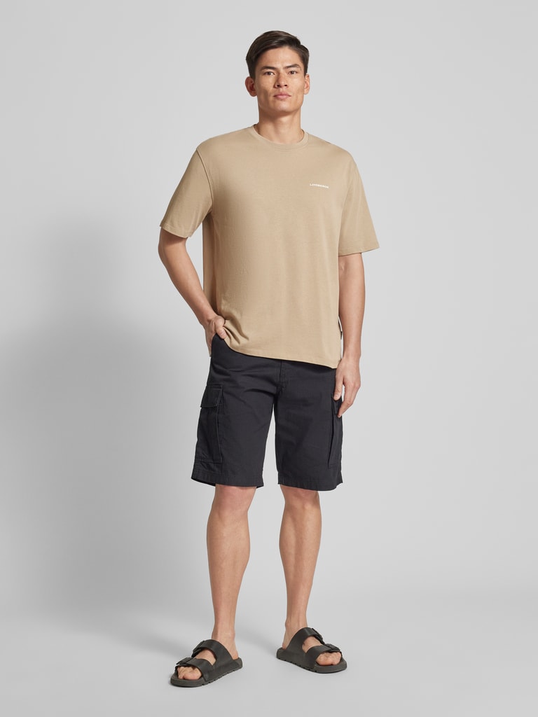 Lindbergh Oversized T-Shirt mit Label-Print (sand) online kaufen