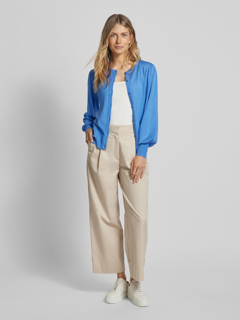Kaffe Cardigan mit durchgehender Knopfleiste (marine) online kaufen