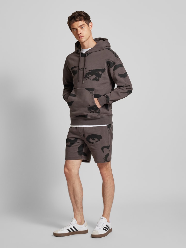 The Hundreds Hoodie mit Känguru-Tasche Modell 'SURVEILLANCE' (anthrazit ...