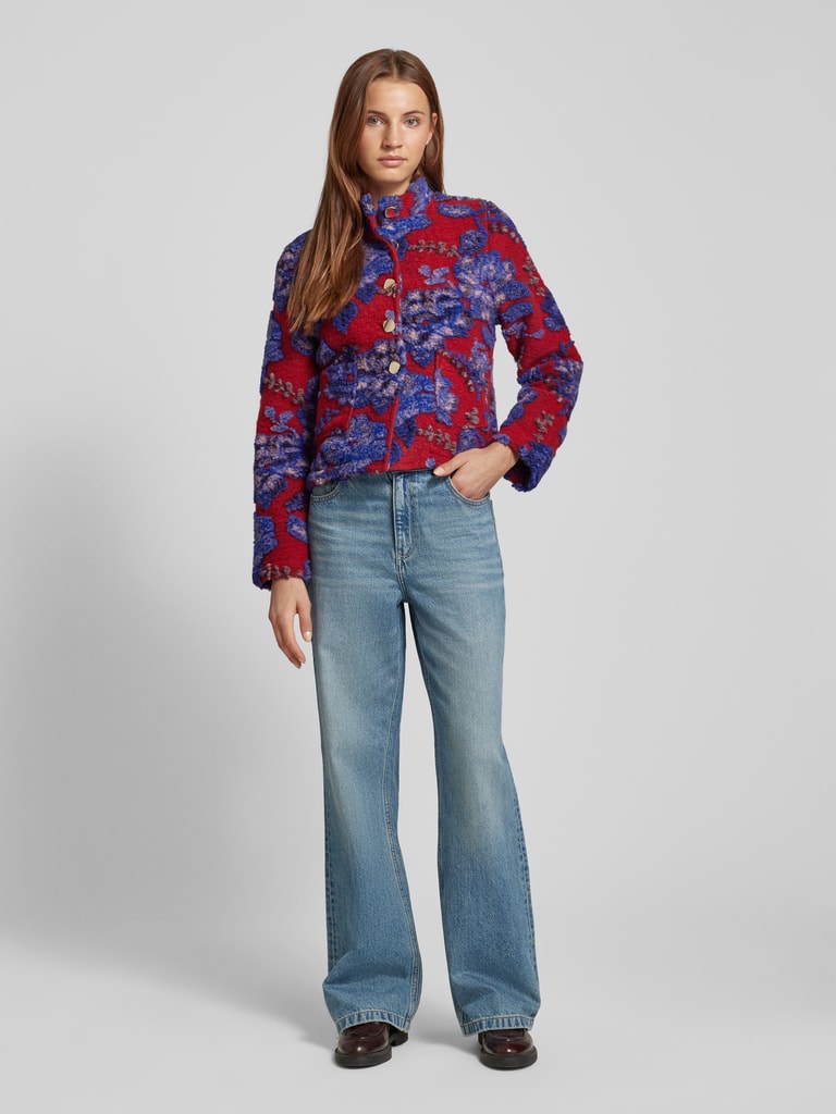 Rich & Royal Jacke mit Strukturmuster (bordeaux) online kaufen