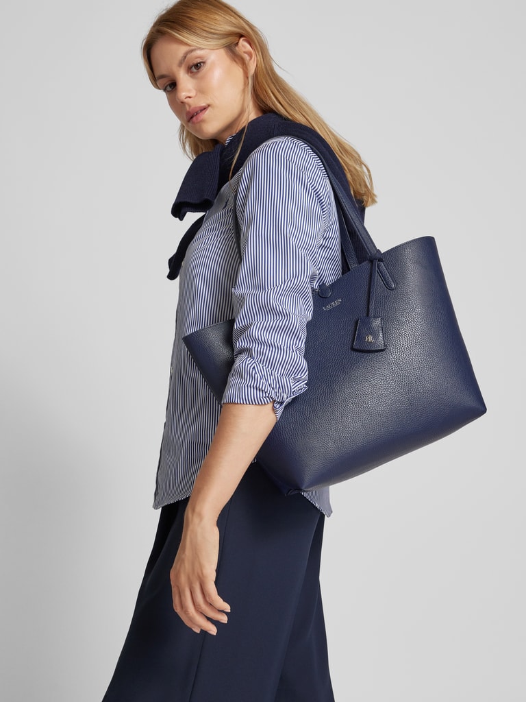 Lauren Ralph Lauren Tote Bag mit Label-Anhänger (marine) online kaufen